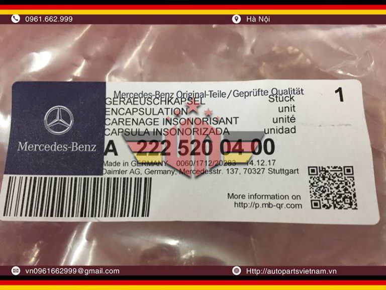 Chắn bùn gầm máy W222 A2225200400 – Việt Nam Auto Parts